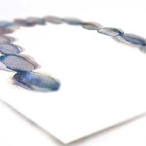 Set of 3 Blue Gray Teeth Print - Dental Art Set - Teeth Watercolor Set ...