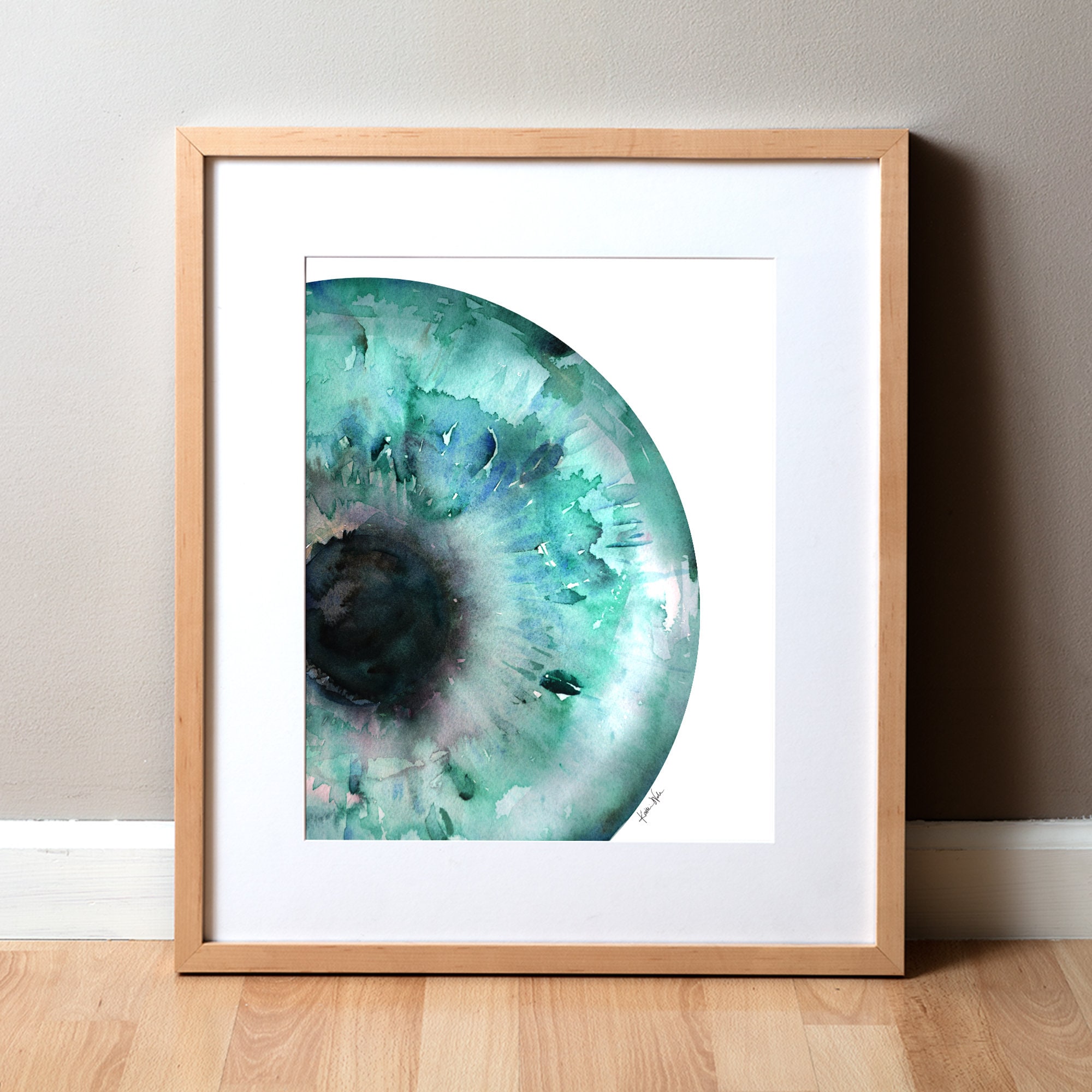 Abstract Watercolor Eye