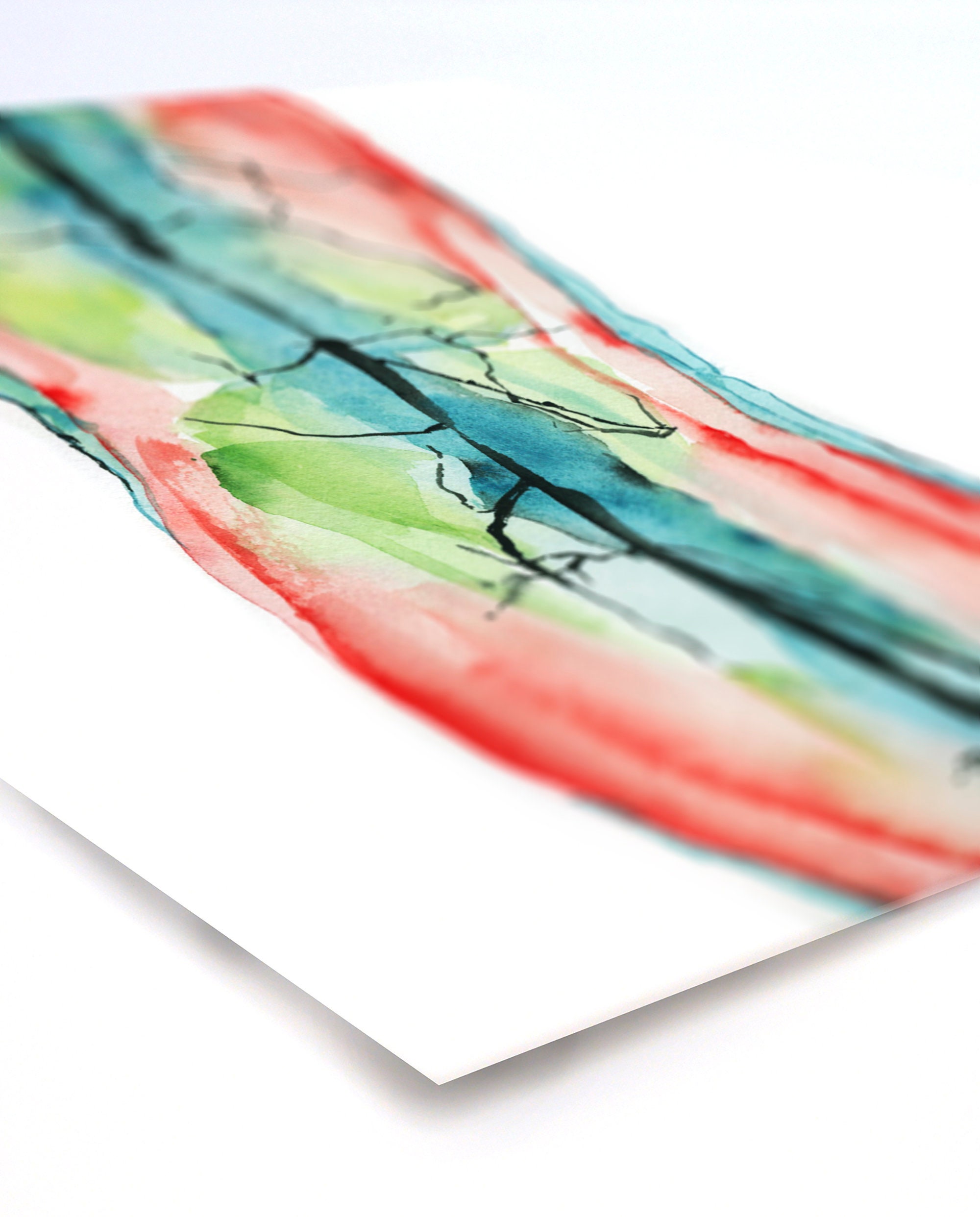 Fem-pop Bypass Watercolor Print Pulmonology Anatomy Painting | Etsy