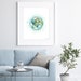 3-day Embryo Art Print - Embryology Watercolor Print - Fertility Doctor ...