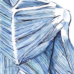 Striated Back Muscles Watercolor Print - Muscle Painting - Gift for ...