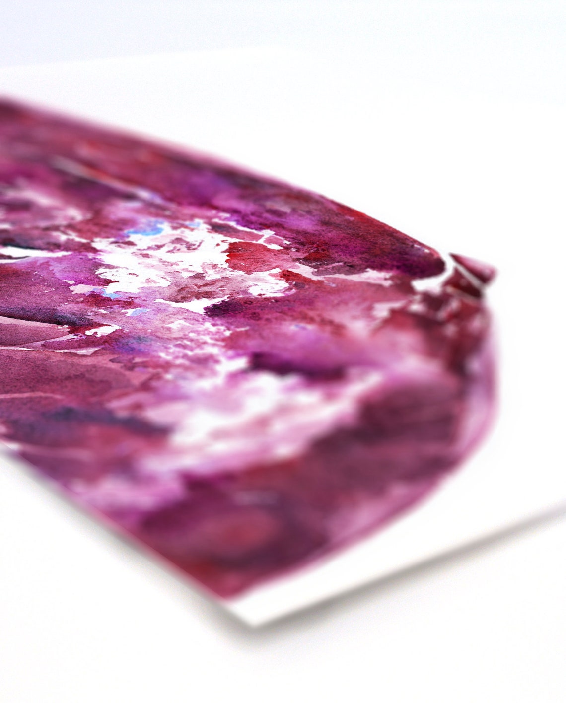 Pink Mammogram Watercolor Print Breast Art Print Abstract - Etsy