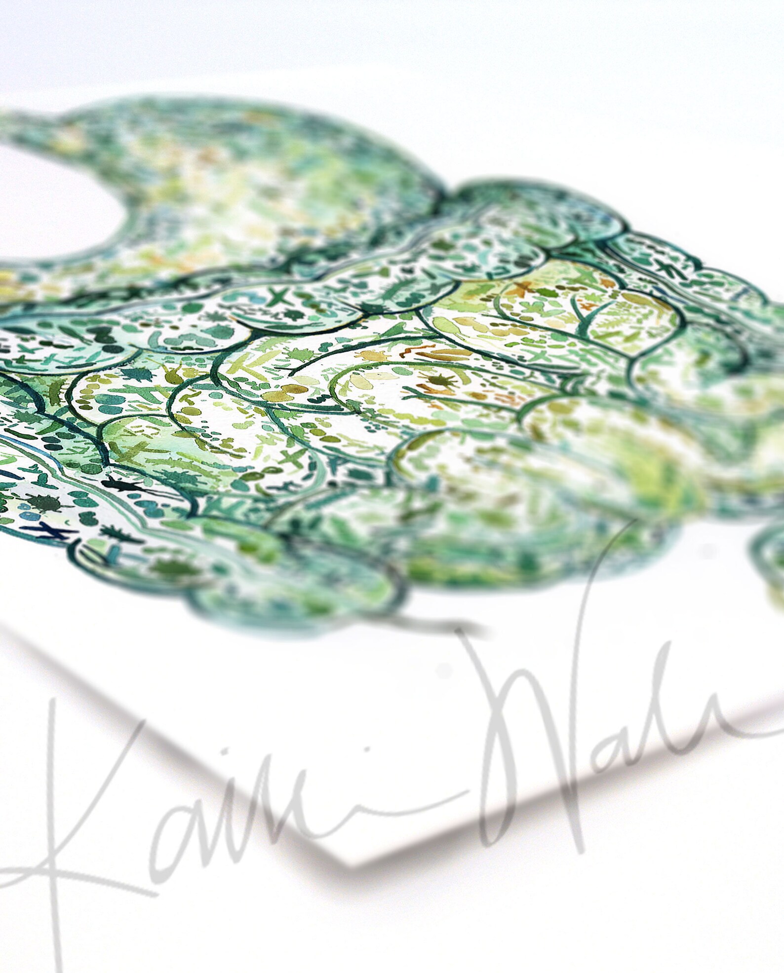 Gut Microbiome Watercolor Print - Gut Health - Gastrointestinal Art ...