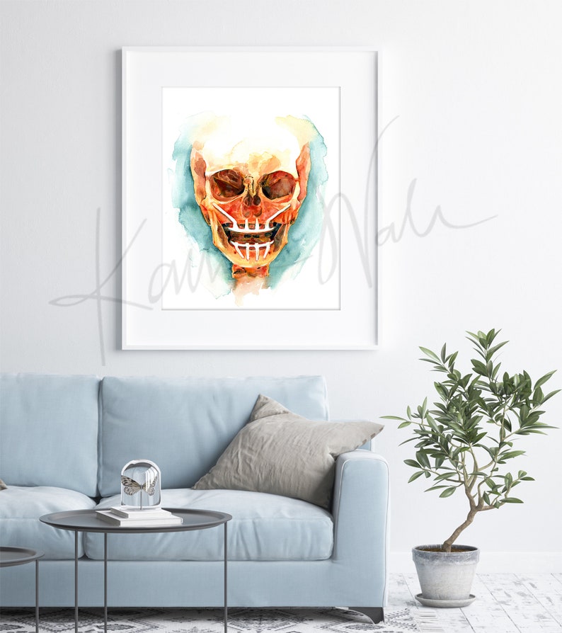 Mandibular Maxillary All on 4 Watercolor Print Dental - Etsy