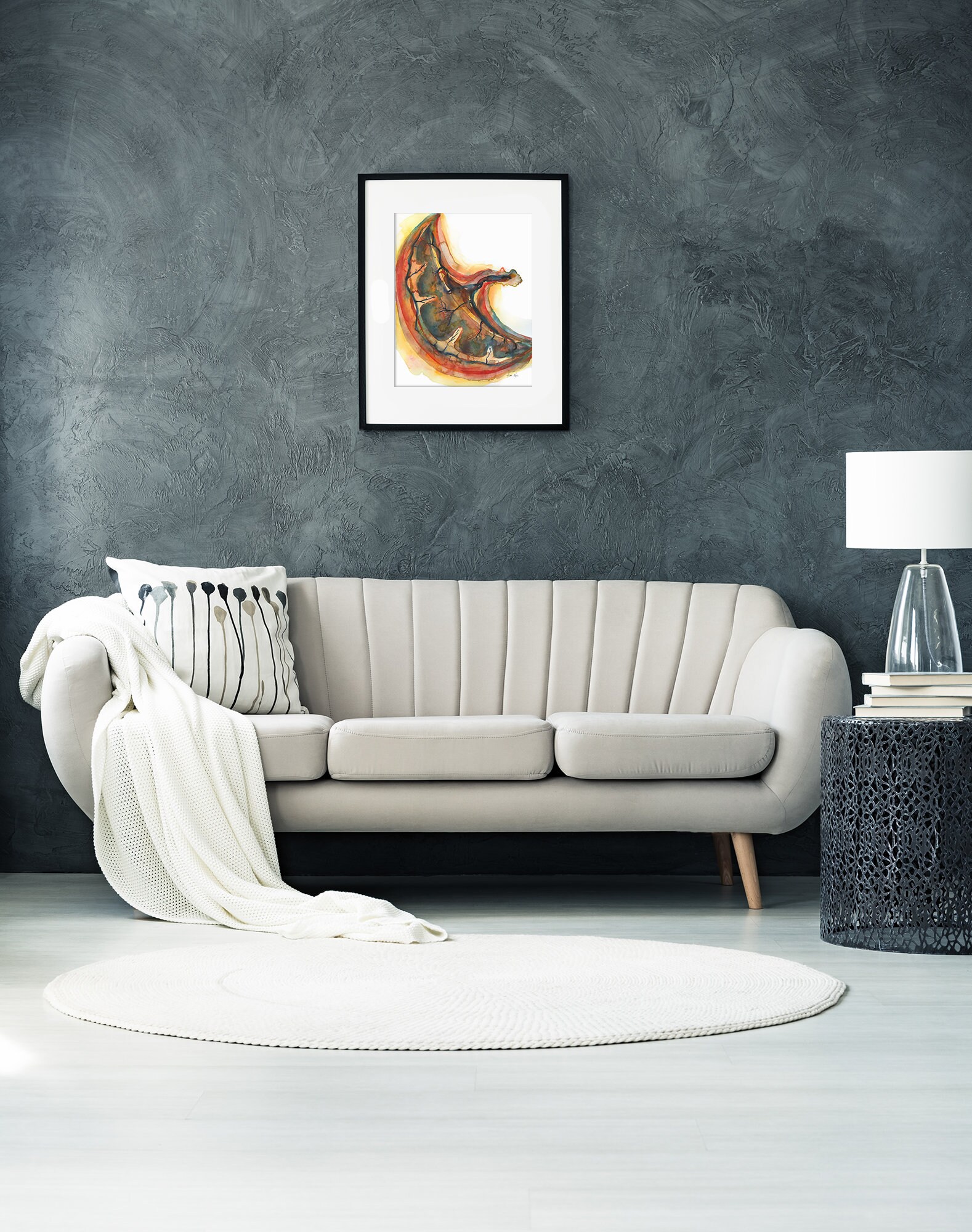 Placenta Watercolor Art Print - Pregnancy Anatomy Art Print - OBGYN ...