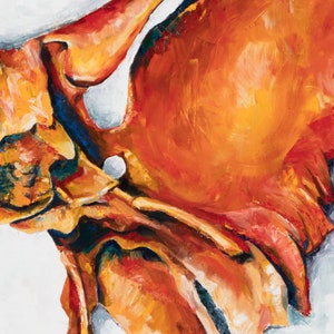 Sphenoid Canvas Print - Abstract Bone Anatomy - Oil on Canvas Art Print ...