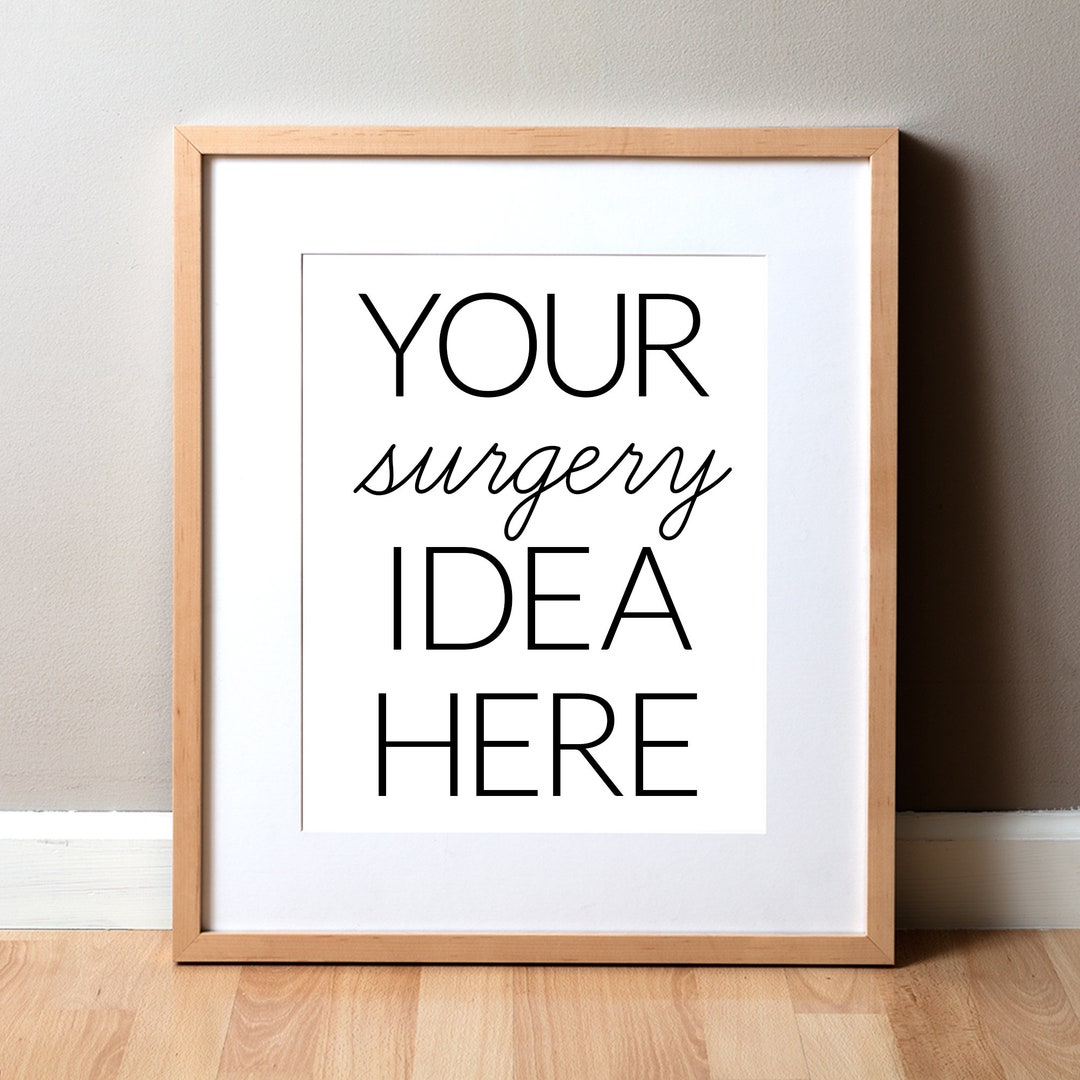 Custom Surgery Original Art - Commissioned Surgery Watercolor Art ...