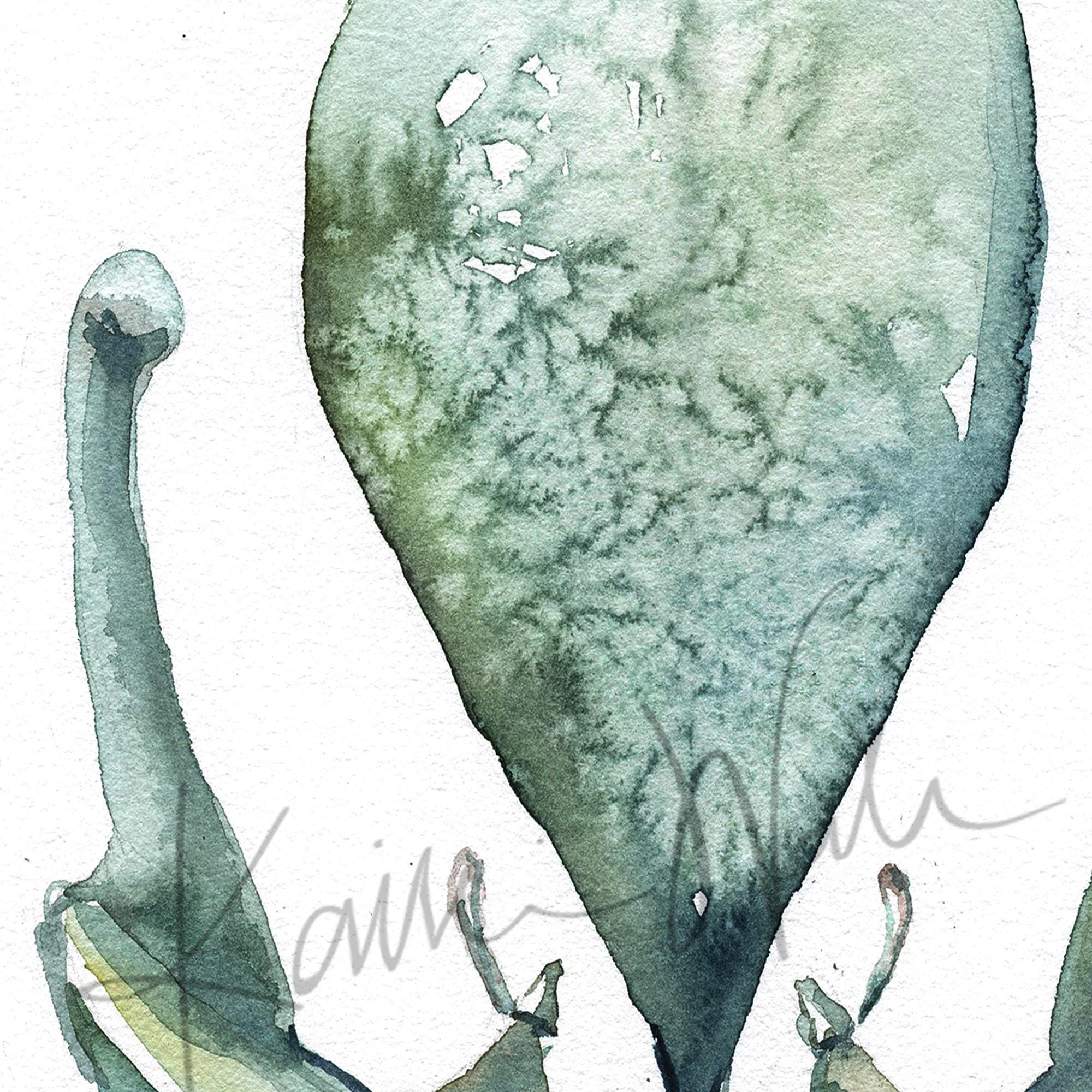 Cartilage of the Larynx Watercolor Print - Larynx Watercolor - Speech ...