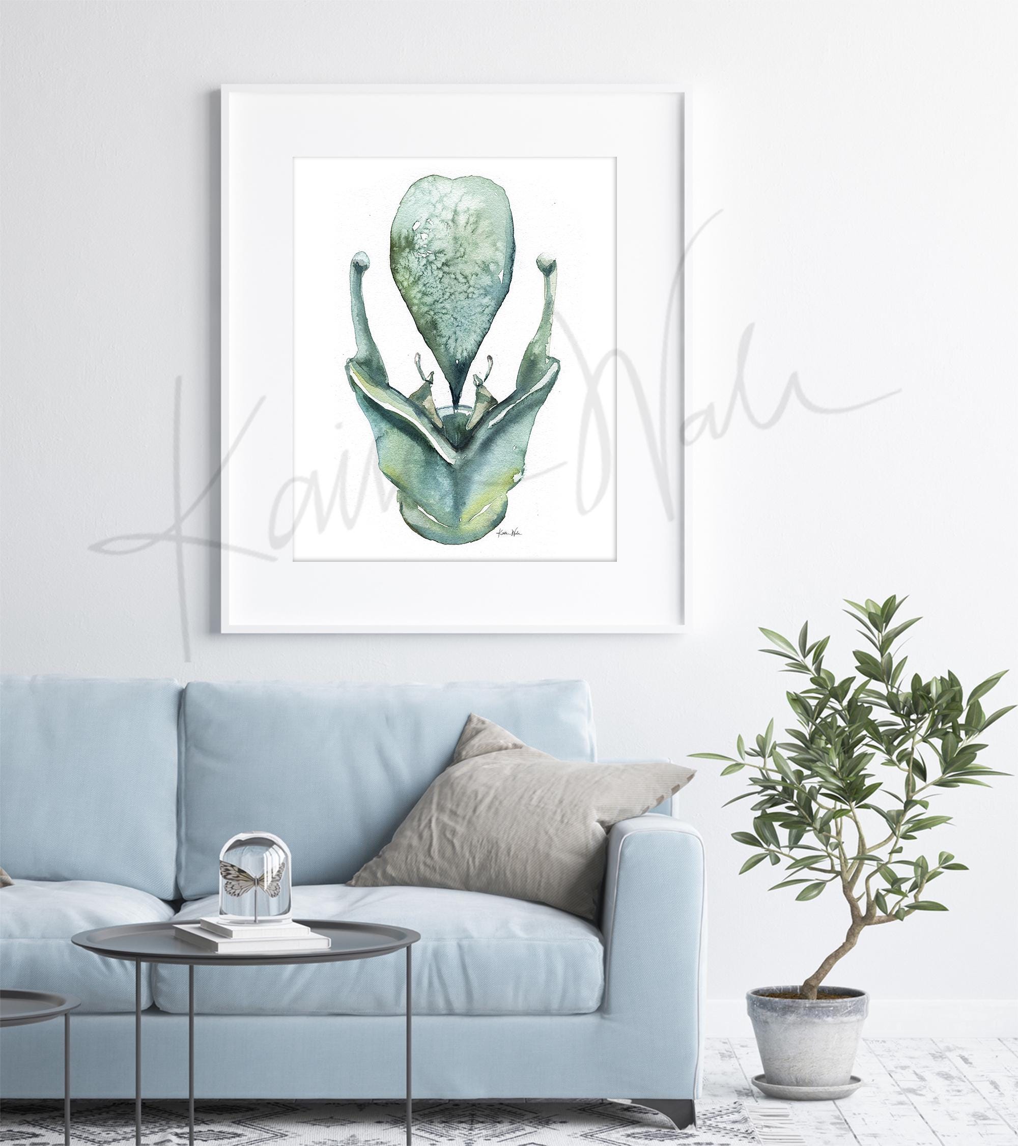 Cartilage of the Larynx Watercolor Print - Larynx Watercolor - Speech ...