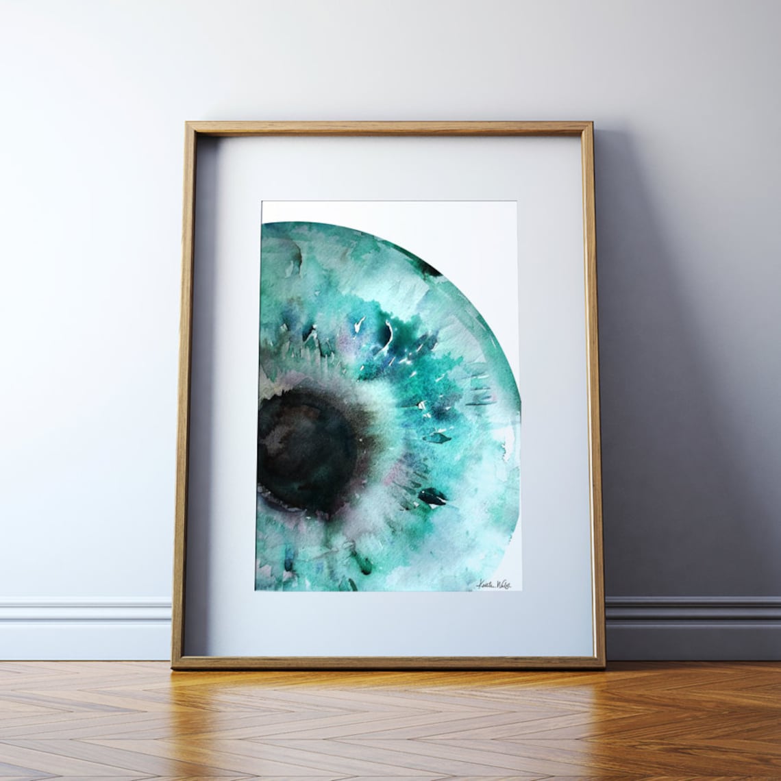 Iris Watercolor Print Abstract Eye Art Anatomy Art - Etsy