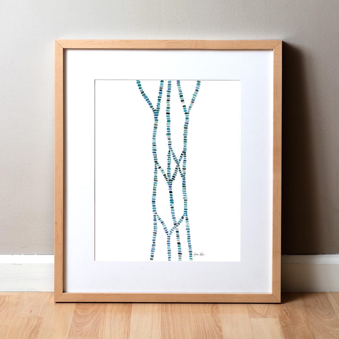 Brachial Plexus Dots Watercolor Print - Abstract Anatomy Art Print ...