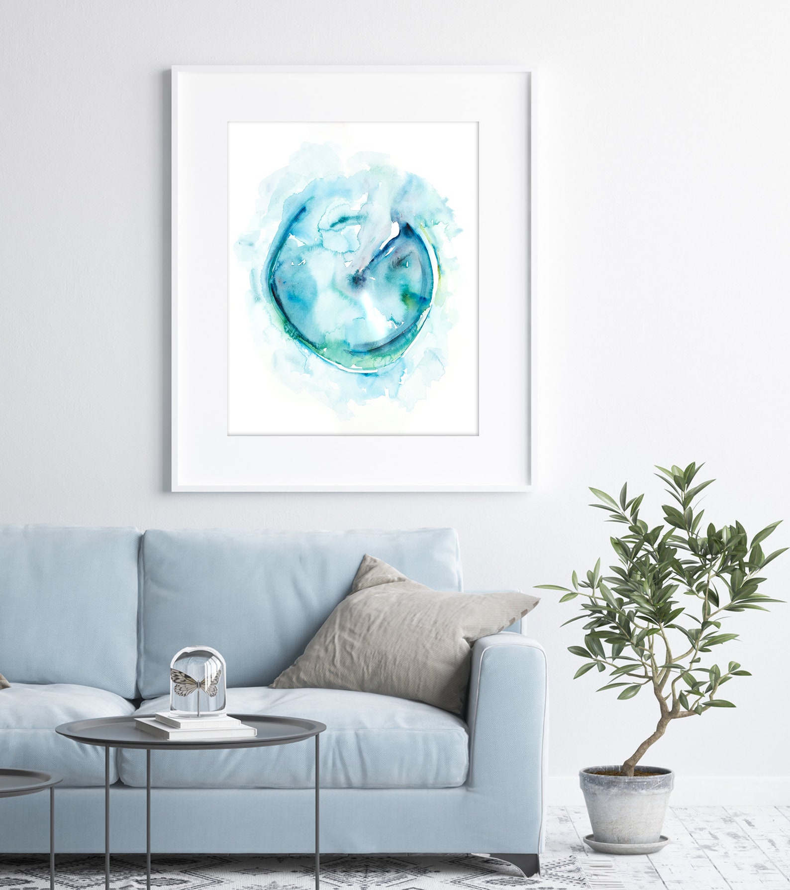 Eardrum Watercolor Print - Speech Path and Audiology and ENT Art - Ear ...