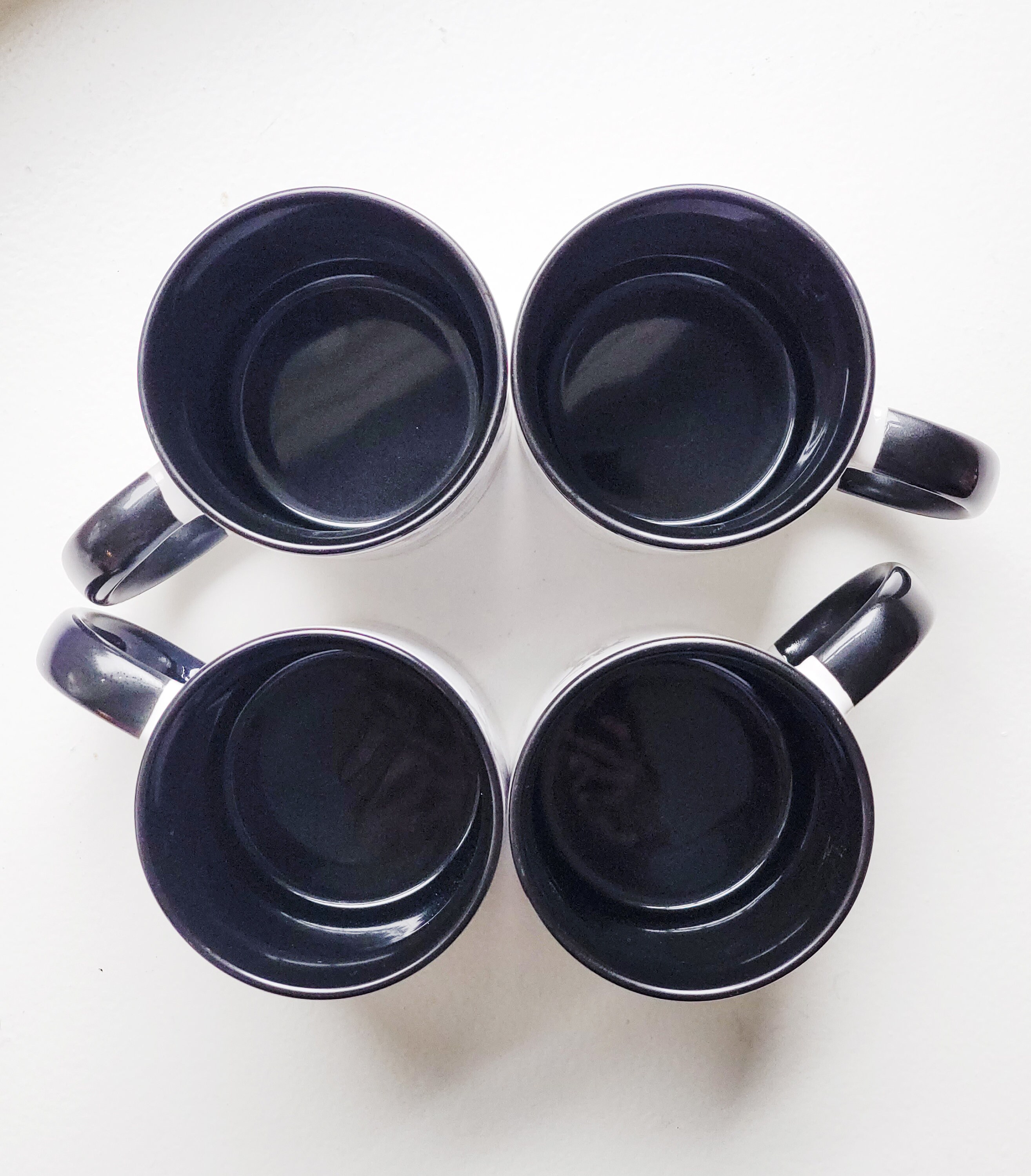 Set of 4 Medical Art Mugs Black and White Anatomy Mugs | Etsy