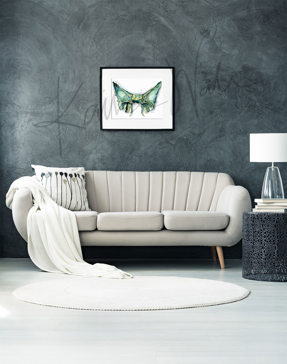 Sphenoid Watercolor Print - Bone Art - Neurology Art - Orthopedic Wall ...