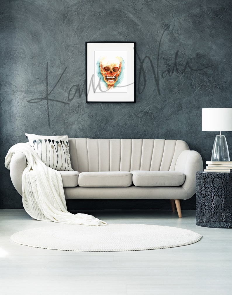Mandibular Maxillary All on 4 Watercolor Print Dental - Etsy