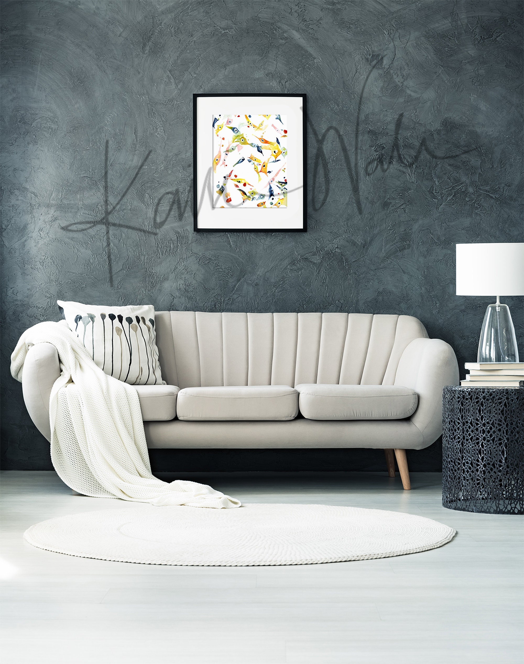 Mesenchymal Stem Cells Watercolor Print - Cell Art - Stem Cell Art ...