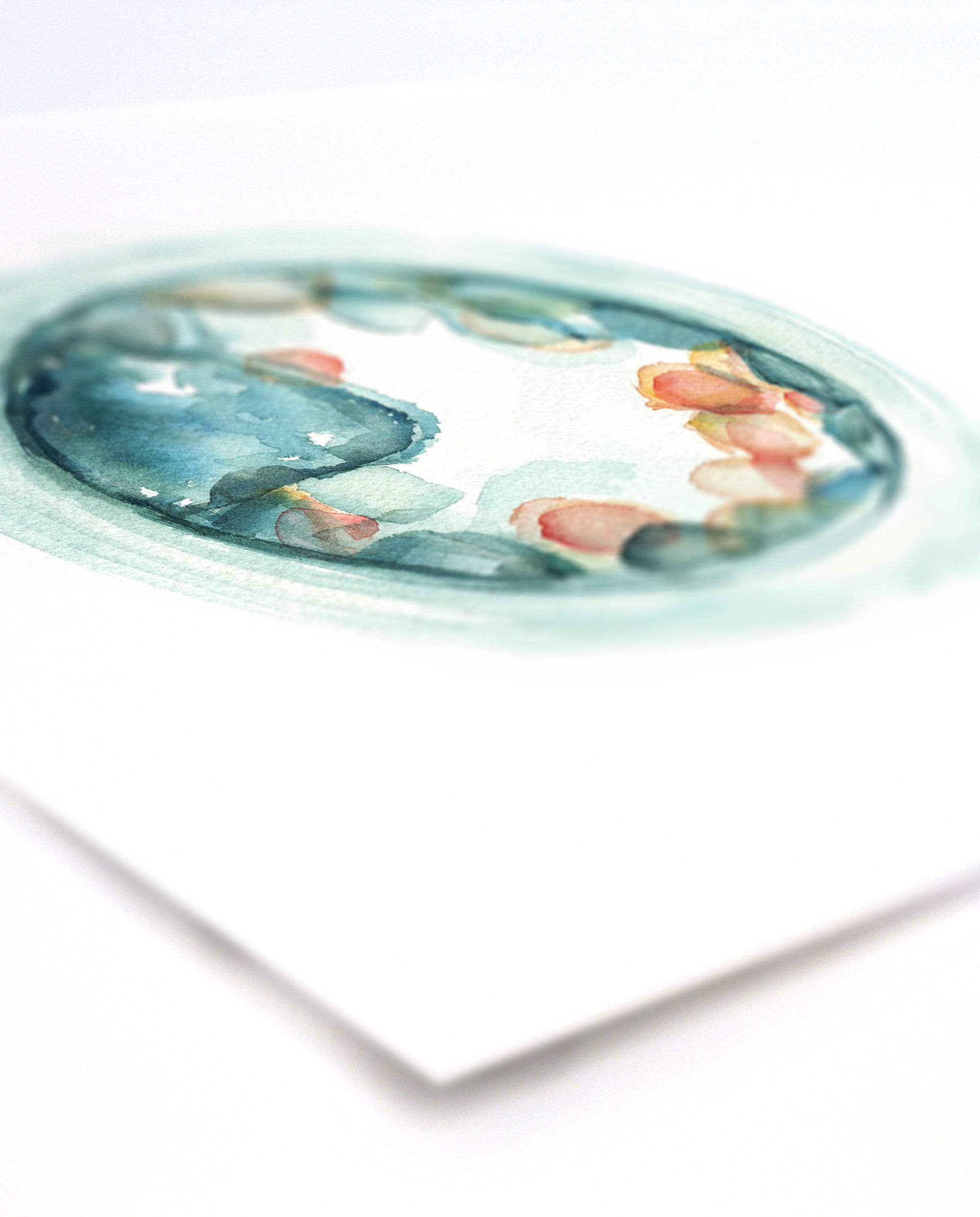 5-day Embryo Art Print - Embryology Watercolor Print - Fertility Doctor ...