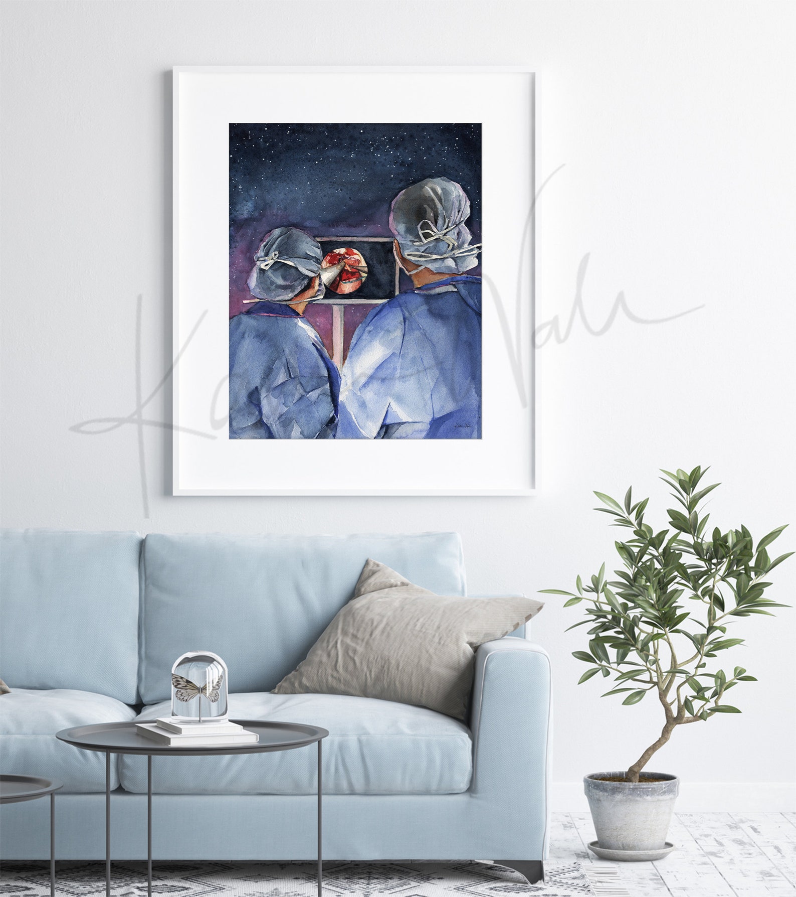 Surgery in the Night Sky - Surgical Art - Gift for Surgeon - Space ...