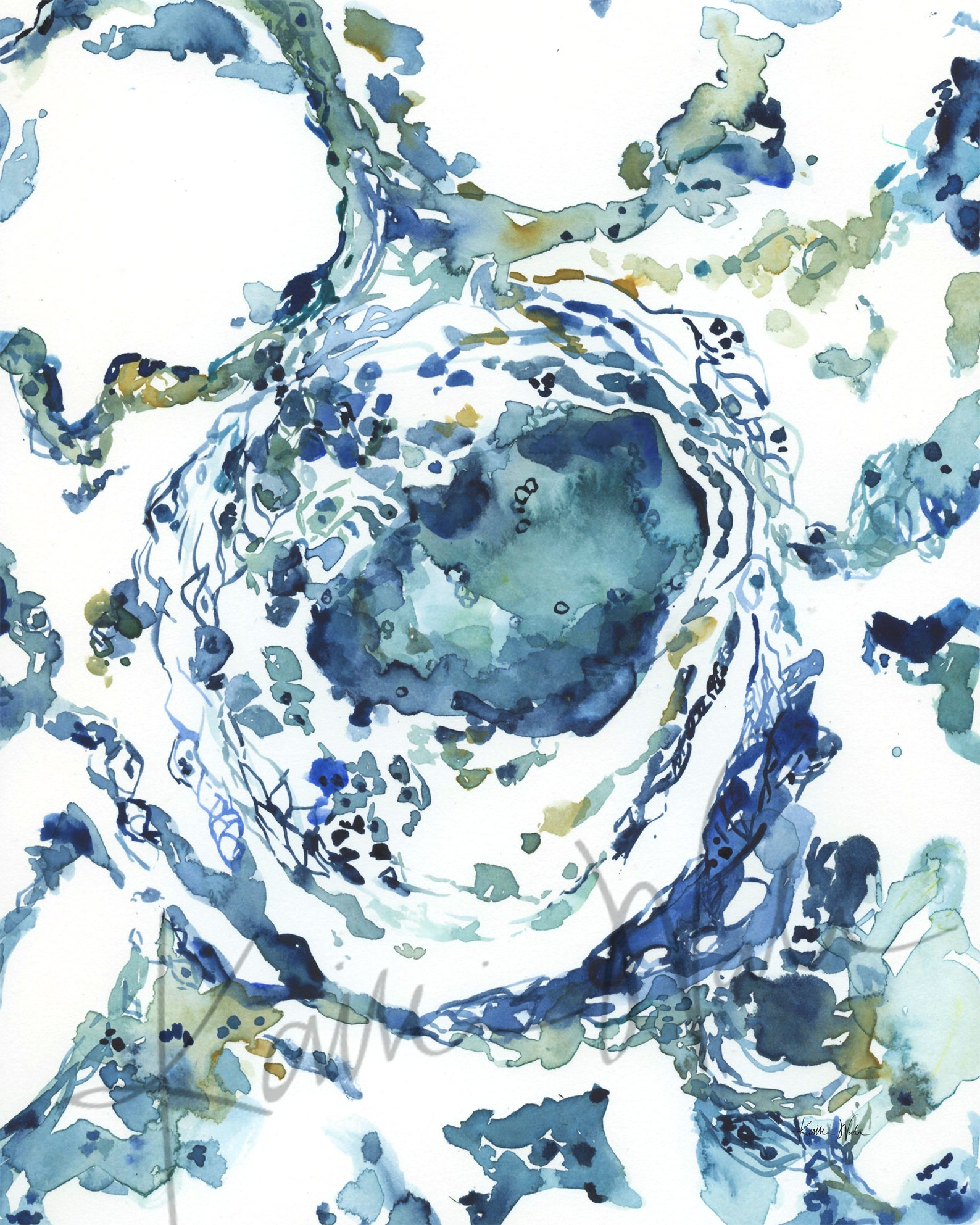 Skin Histology Watercolor Print Set - Skin Art - Dermatology Art - Gift ...