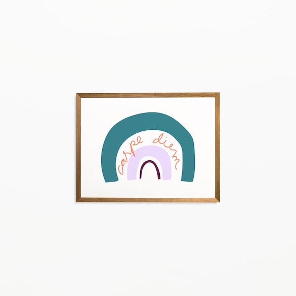 Carpe Diem Poster - Etsy