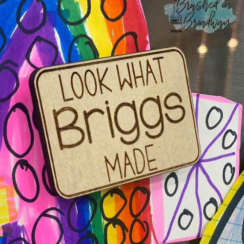 Look What Kid Made Artwork Magnet Back to School Art | Etsy