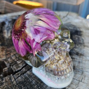 Calavera floral o de rosas, personalizada y hecha por encargo ...