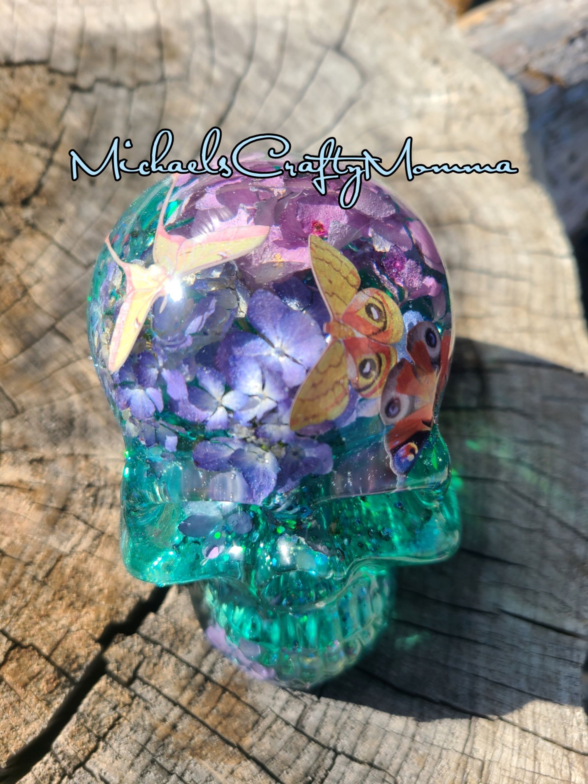 Floral or Rose Skull Customized and Made to Order NEW - Etsy