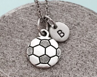 Soccer necklace | Etsy