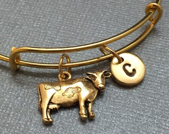 Cow bracelet | Etsy