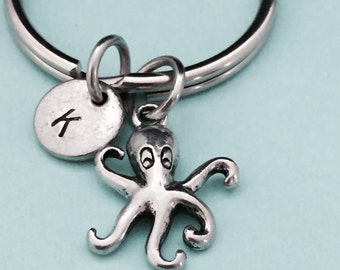 Octopus keychain | Etsy