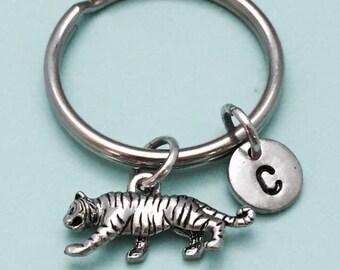 Tiger keychain | Etsy