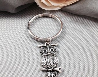 Owl Keychain | Etsy
