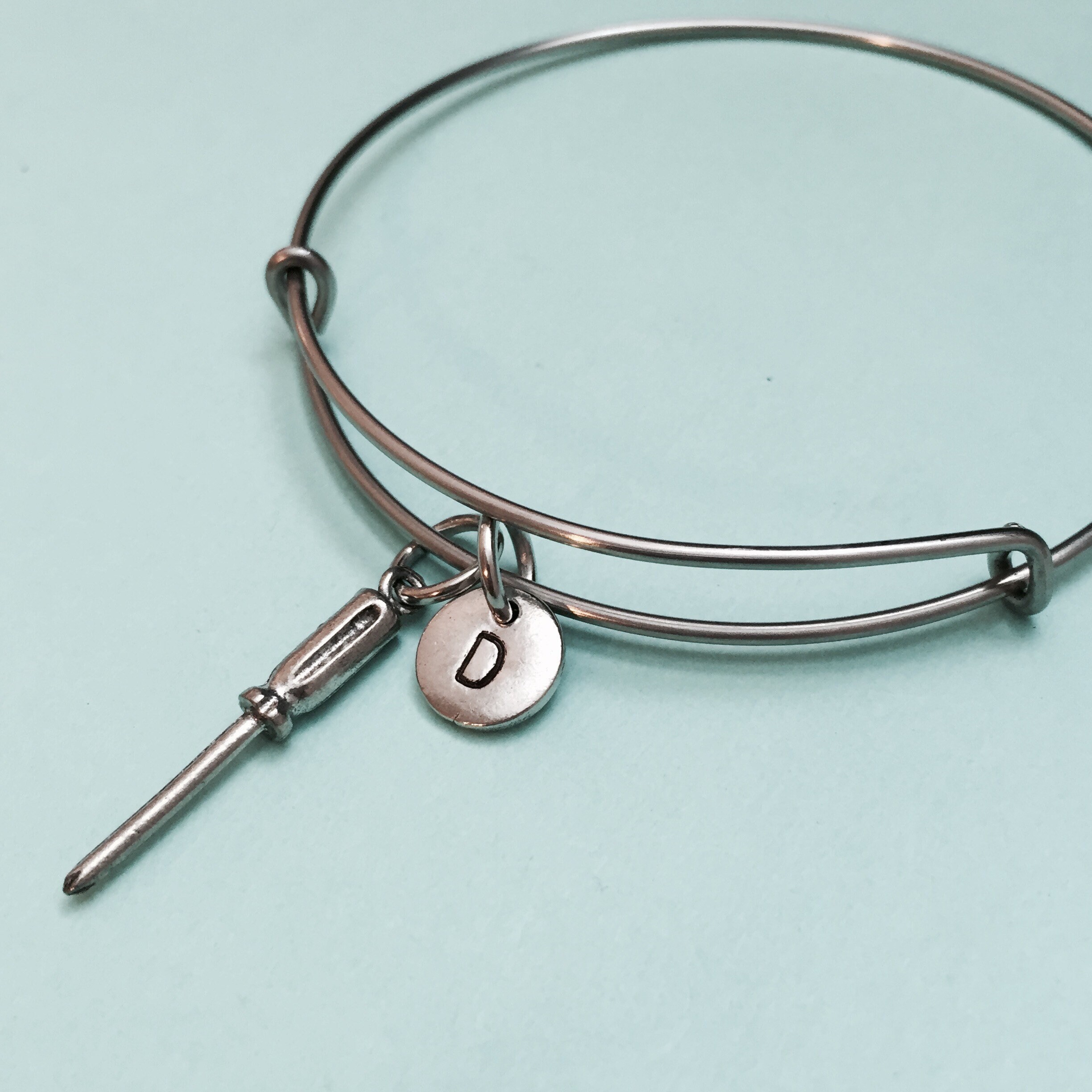 Screwdriver Bangle Screwdriver Charm Bracelet Expandable - Etsy