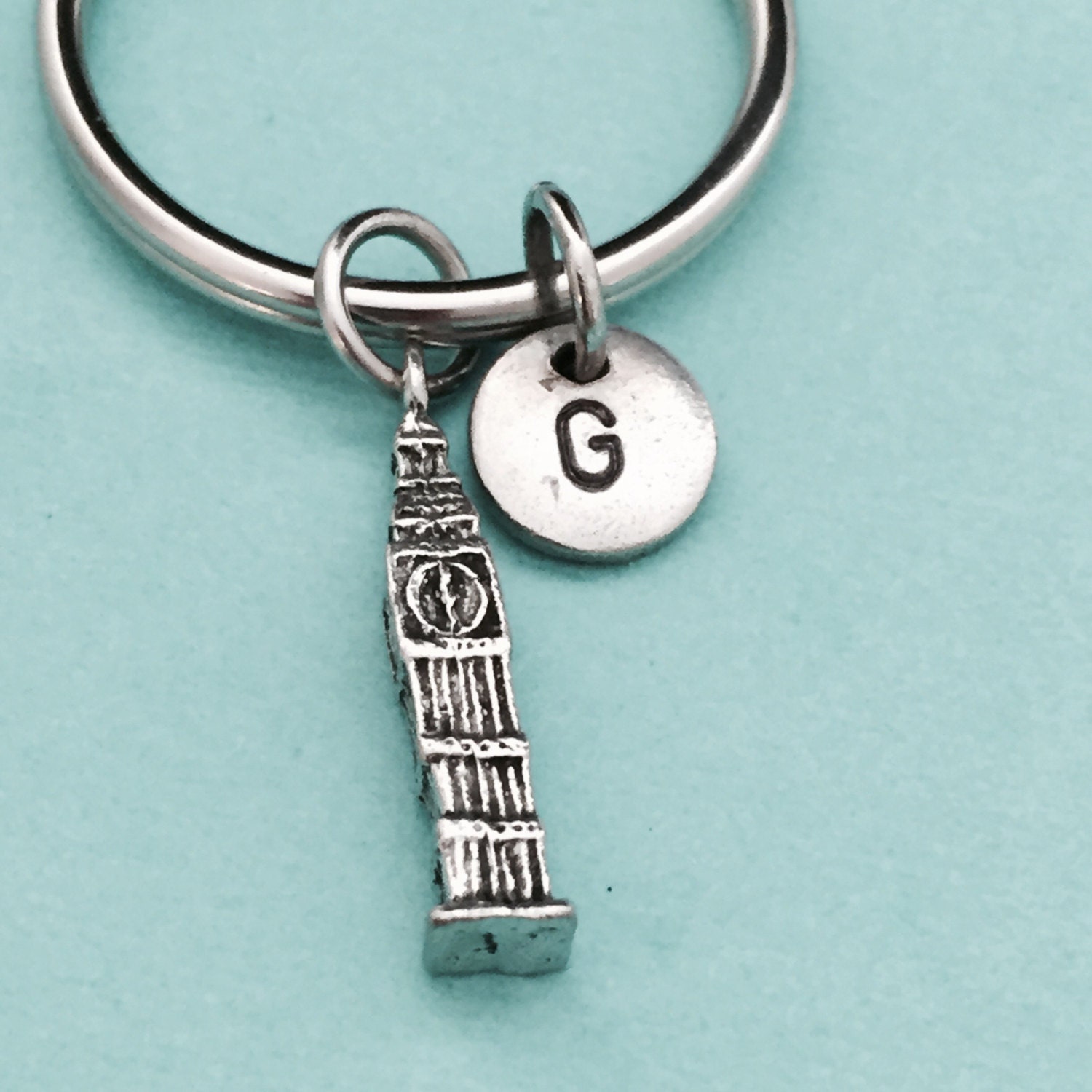 Big Ben Keychain Big Ben Charm Clock Keychain Personalized - Etsy