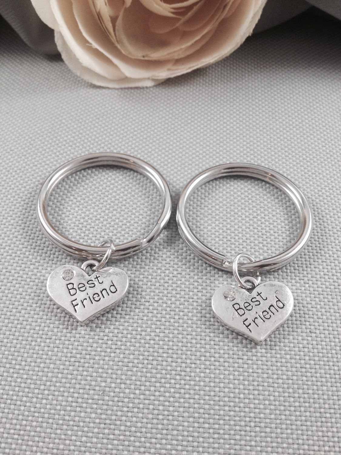 Best friend keychain friendship keychain gift for best | Etsy