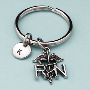 Nurse Keychain, Nurse Charm, Gift for Nurse, Personalized Keychain ...