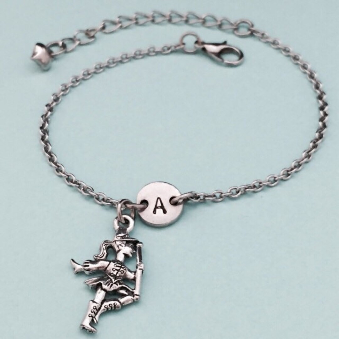 Baton Twirler Charm Bracelet, Baton Twirler Charm, Adjustable Bracelet ...
