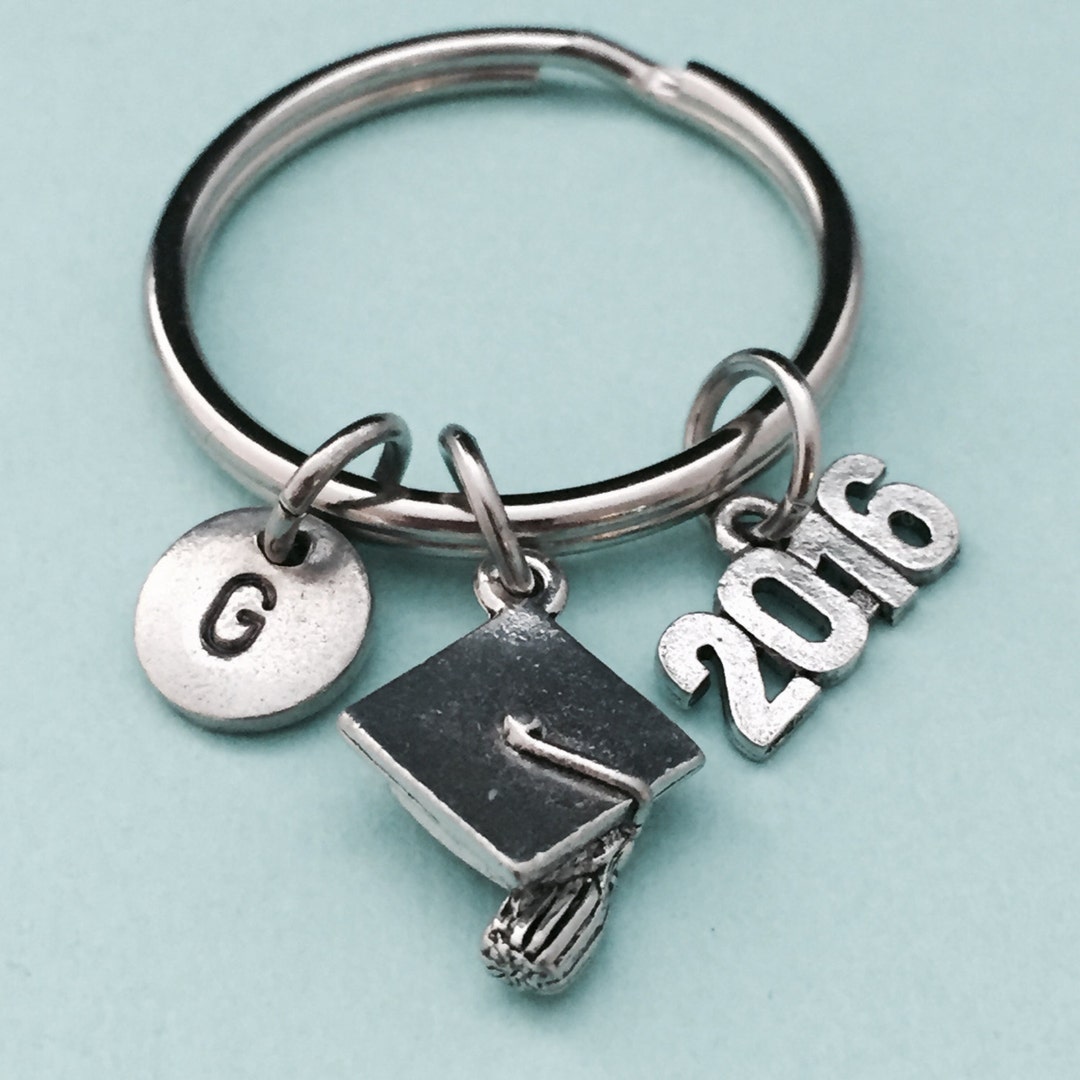 Graduation Cap Keychain, Graduation Cap Charm, Graduation Keychain ...