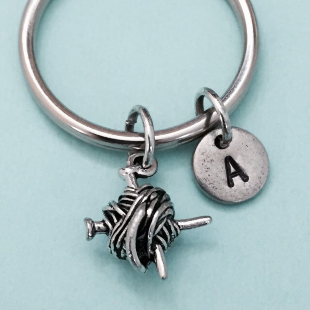 Spool of Thread Keychain, Spool of Thread Charm, Sewing Keychain ...