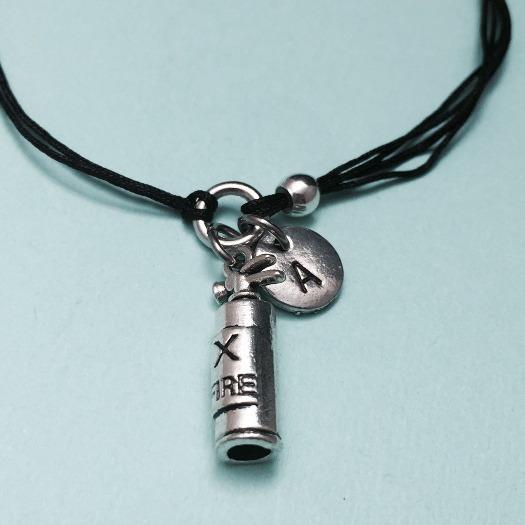Fire Extinguisher Cord Bracelet, Fire Extinguisher Charm Bracelet ...