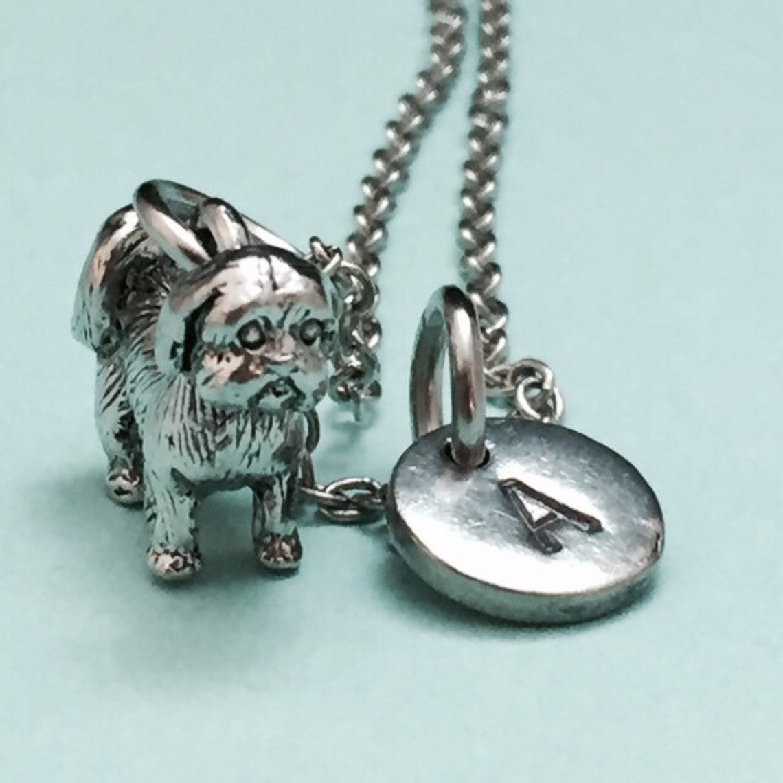 Shih Tzu Dog Necklace, Shih Tzu Dog Charm, Animal Necklace ...