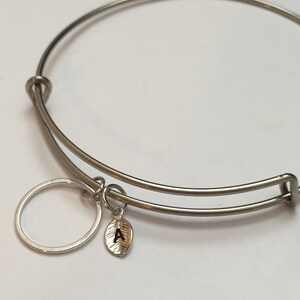 Circle Cut Out Bangle, Circle Cut Out Charm Bracelet, Expandable Bangle ...