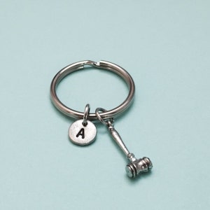 Gavel Keychain, Gavel Charm, Mallet Keychain, Personalized Keychain ...