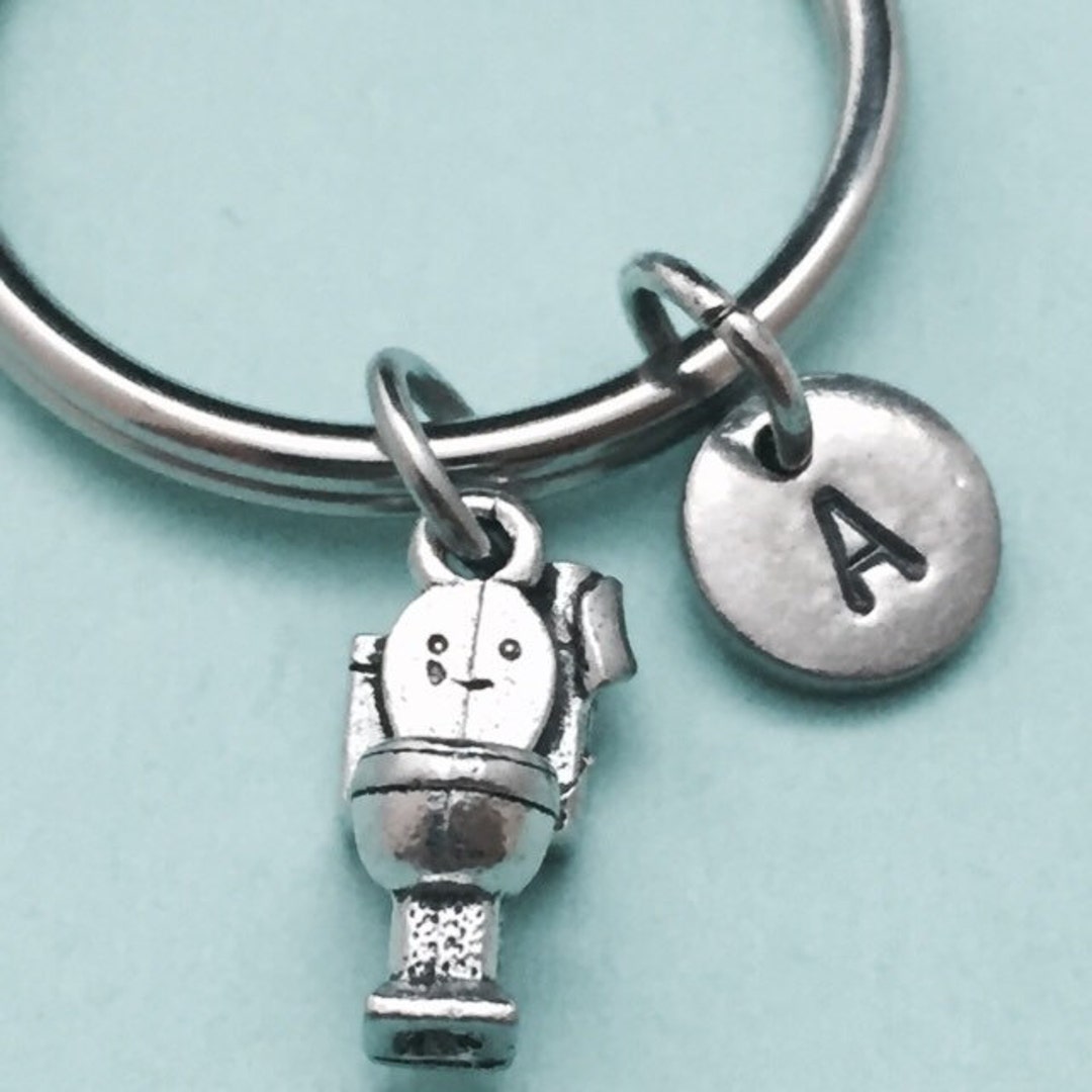 Toilet Keychain, Toilet Charm, Bathroom Keychain, Personalized Keychain ...
