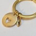 Open Cut Out Heary Keychain, Open Cut Out Heart Charm, Love Keychain ...