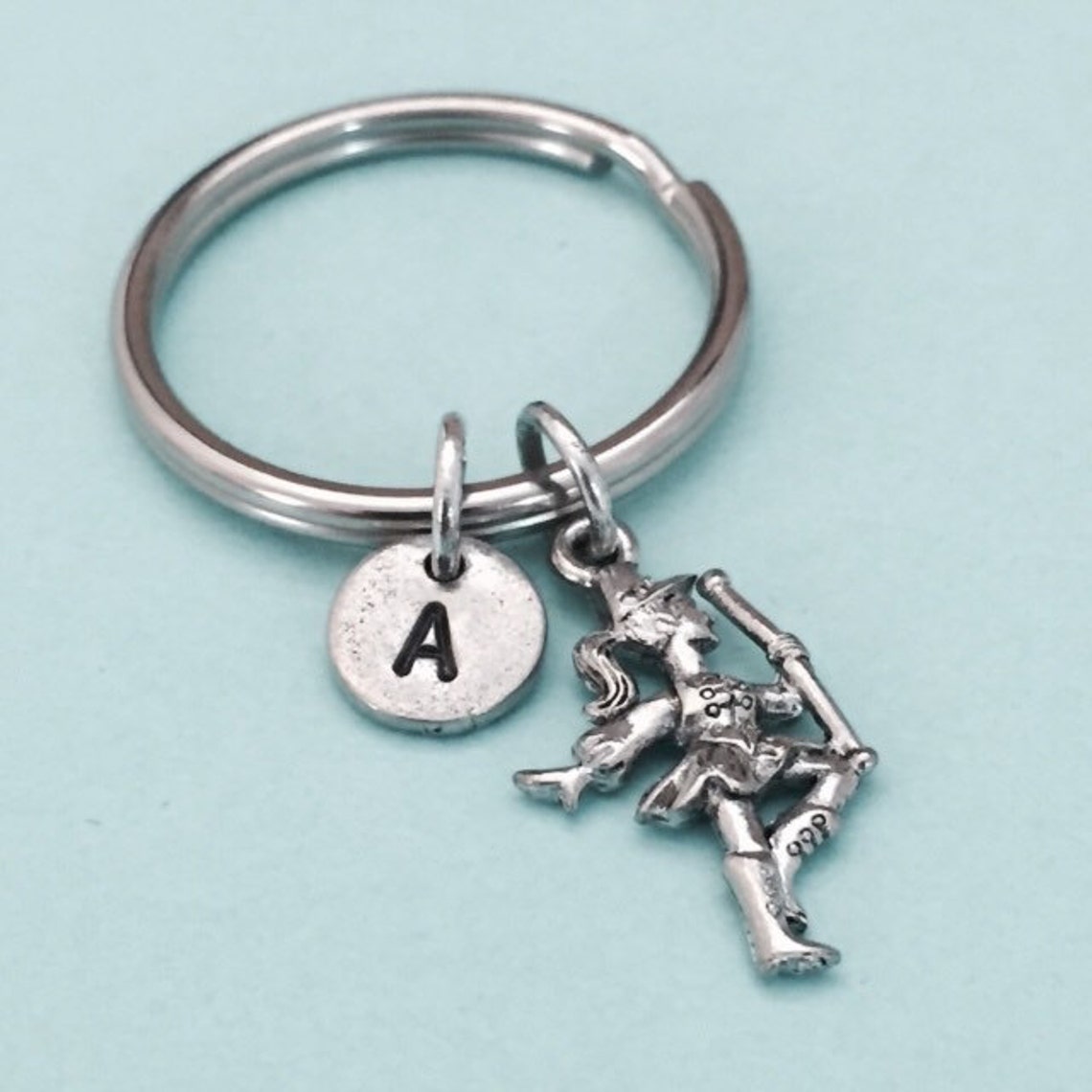 Baton Twirler Keychain, Baton Twirler Charm, Majorette Keychain ...
