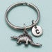 Stegosaurus Keychain, Dinosaur Keychain, Dinosaur Charm, Dino Keychain ...