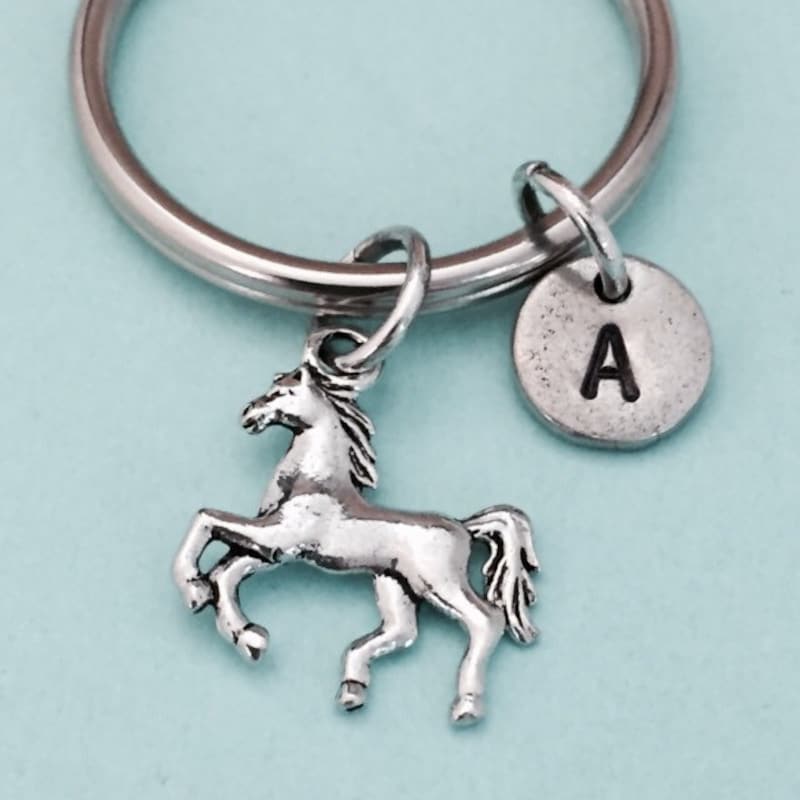 Horse Keychain - Etsy