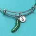 Pickle Bangle, Pickle Charm Bracelet, Expandable Bangle, Charm Bangle ...