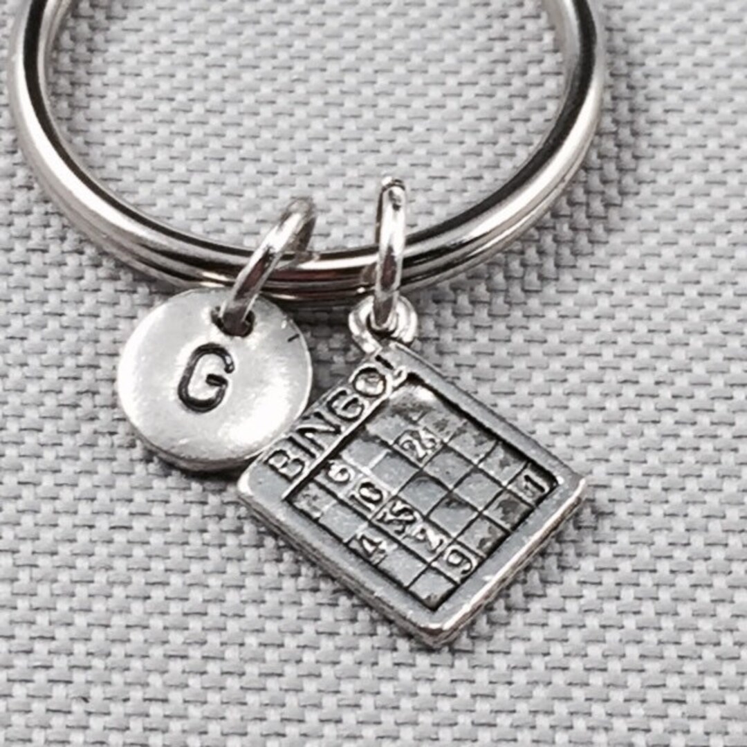 Bingo Keychain, Bingo Charm, Bingo Card, Mom Keychain, Grandma Keychain ...